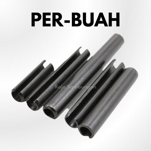 Jual Roll Pin C Hitam M 2 x 6 mm Selongsong Baut Baja Slotted Spring ...