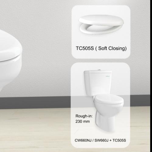 Jual Kloset Duduk TOTO CW660NJ/SW660J + TC505S white - Jakarta Utara ...
