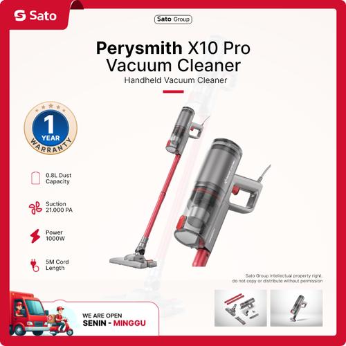 Jual PerySmith X10 Handheld Vacuum Cleaner Home Penyedot Debu 19500PA ...