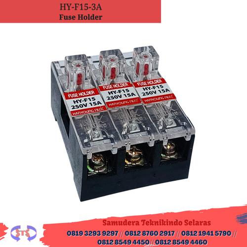 Jual Hanyoung HY-F15-3A Fuse Holder Rating 15A 250VAC 3 Dudukan Fuse - Kab. Bekasi - SAMUDERA ...