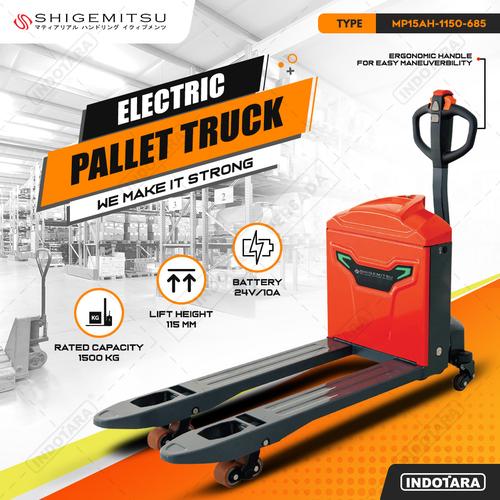 Promo Electric Pallet Truck 1.5 Ton / Shigemitsu Warehouse Equipment ...