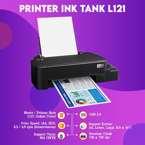 Promo PRINTER EPSON L120 Hitam Print Warna Infus Modif Ink tank Pabrik ...
