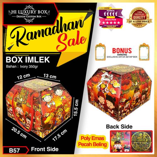 Jual Kotak Imlek|Box Hampers|Gable Box|Box Imlek|Packaging Imlek|B57 ...