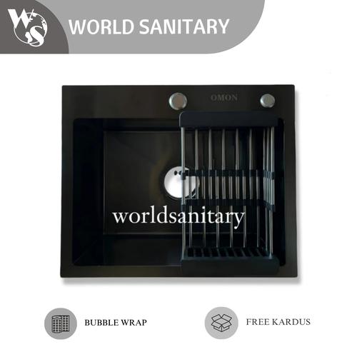 Jual Kitchen Sink OMON | Bak Cuci Piring Black 5243 - Jakarta Selatan ...