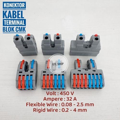 Promo Konektor Kabel Listrik Connector Terminal Block CMK Wago ...