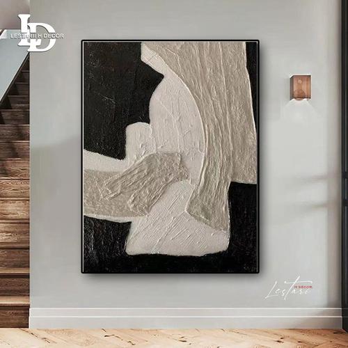 Jual Lukisan Abstrak Texture Minimalis Modern pull Texture decorasi ...