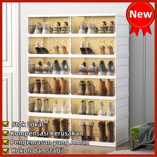 Jual 【Bebas Instalasi】 Shoe Storage Boxes Box Sepatu Lemari Sepatu ...