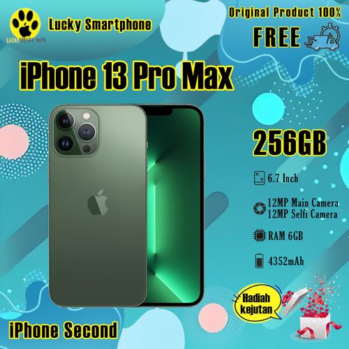 Jual iPhone 13 Pro Max 256GB All Sim Silent Fullset Second Original100% Mulus Like New 3utools ...