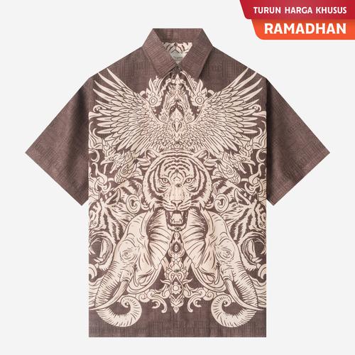 Jual Batik Print Telusur Kultur - Corak Nusantara - Fauna Coklat ...