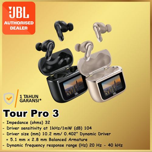 Promo JBL Tour Pro 3 Pro3 True Wireless Noise Cancelling Earbuds with Smart Charging Case ...
