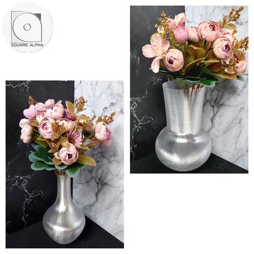 Jual Vas Bunga Plastik Semi-Transparan - IKEA Inspired Vase - Tinggi 17 ...