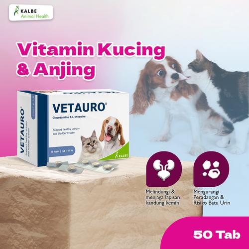 Promo Vetauro 50 Tablet Suplemen Infeksi Saluran Kemih Kucing dan ...