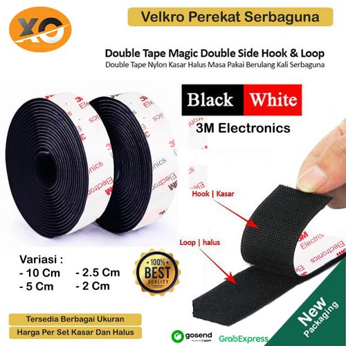 Jual Velcro Perekat Double Tape Velcro Tape Velkro Tape Serbaguna 3M ...