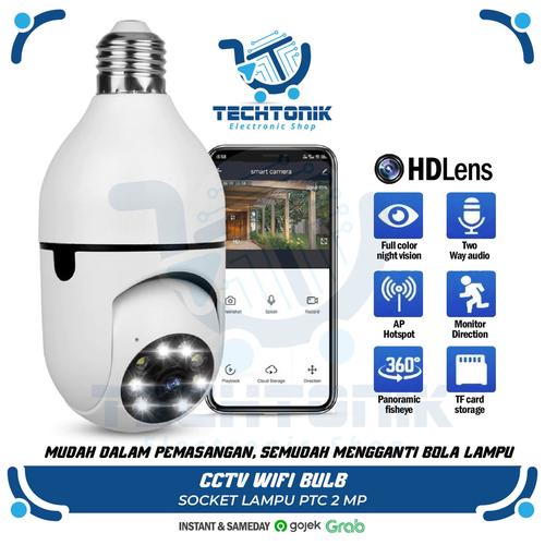 Jual CCTV IP Camera Socket Lampu Model Lampu V360 Pro BERGARANSI - V360 ...