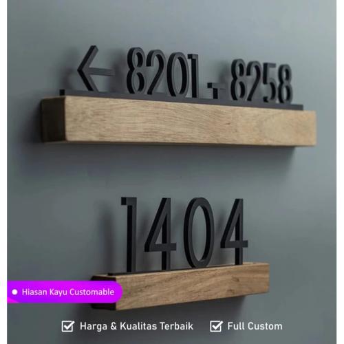 Jual Hiasan Nomor Meja, Rumah, Logo Custom Quotes Hotel Room Number ...