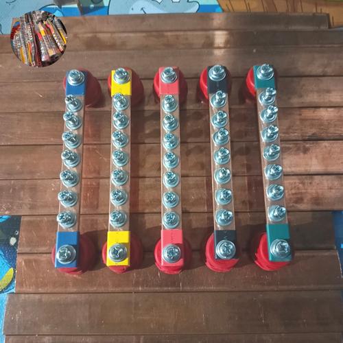 Jual Busbar 3×15 panjang@15cm RST NETRAL+GROUND Untuk kapasitas 50a ...