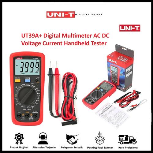 Jual UNI-T UT39A+ Digital Multimeter AC DC Voltage Current Handheld ...