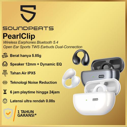 Promo SoundPEATS PearlClip Pearl Clip Pro Open-ear Clip-on Earbuds True ...