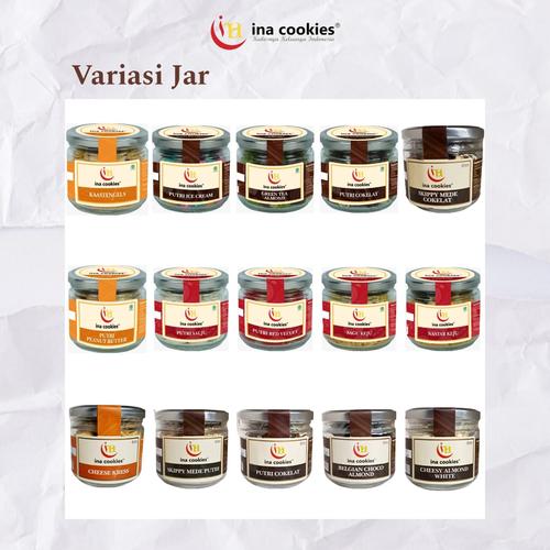 Jual Kue Kering Ina Cookies Kemasan Jar/Toples Kaca - Cheese Kres ...