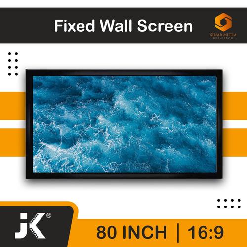 Jual LAYAR PROYEKTOR JK FIXED WALL SCREEN 80 INCH 16:9 - Jakarta Barat ...