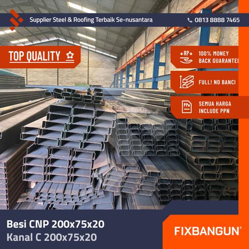 Jual Besi CNP 200 x 75 x | 2mm | 3mm FULL - 2mm - Jakarta Barat - Fix ...