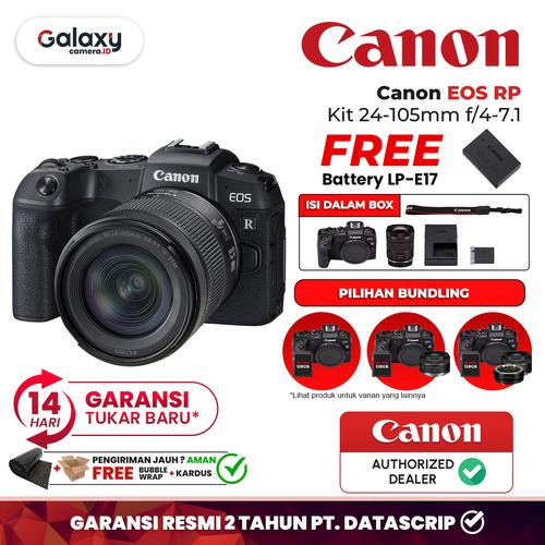 Promo Canon EOS RP Kit RF 24-105mm F/4-7.1 IS STM - StandardPackage ...