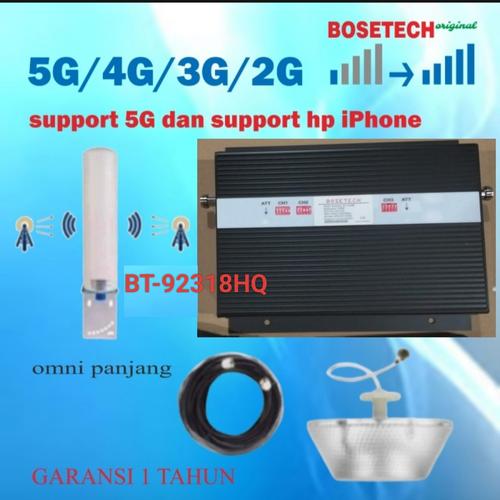 Jual BOOSTER PENANGKAP JARINGAN SIGNAL SINYAL HP 2G 3G 4G 5G LTE 1 WAY OMNI TAIWAN ORI BOSETECH ...