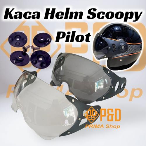 Jual Kaca Helm Honda Scoopy Pilot - Smoke - Kota Bekasi - P&D Prima ...