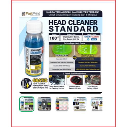 Jual Head Cleaner Standard Fast Print 100 ML + suntikan - Kab. Bogor ...