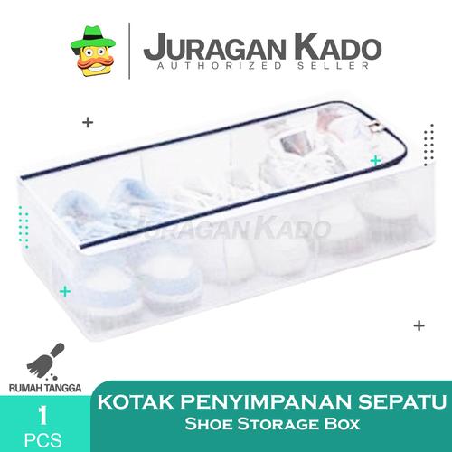Jual Storage Box Sepatu Keranjang Penyimpanan Kotak Sepatu Pria Dan ...