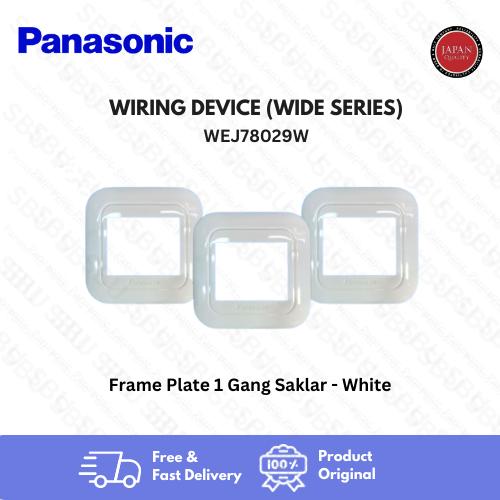 Jual PANASONIC Frame Plate 1 Gang Saklar WEJ78029W - Putih - Kab ...