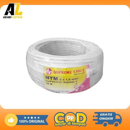 Jual Supreme Kabel Listrik NYM 2x1,5mm 50 Meter/kabel listrik kawat NYM Supreme 2x1,5 50 Meter ...