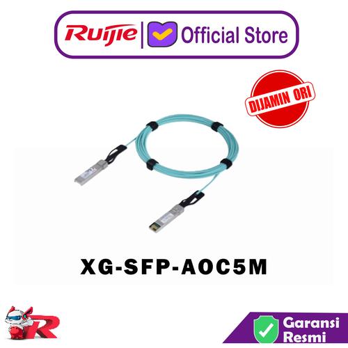 Promo Ruijie XG-SFP-AOC5M 5-m 10G SFP+ Active Optical Cable Cicil 0% 3x ...