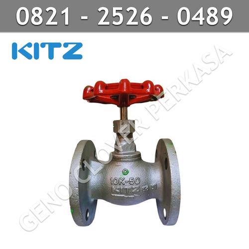 Jual 3" GLOBE VALVE SS304 JIS 10K FLANGE MERK KITZ ORIGINAL - UKURAN DN80 3" INCH - Jakarta ...