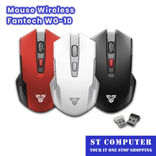 Jual Mouse Wireless Fantech WG-10 Pixart Gaming Sensor - Kota ...