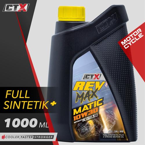 Jual CTX REV MAX MATIC 10W30 Full Synthetic Oli Semua Motor Matic 1000 ...