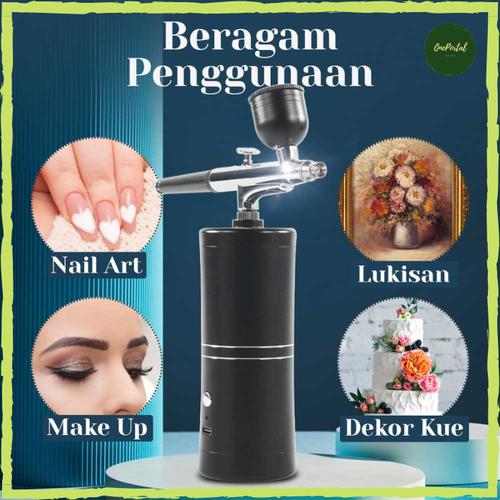 Promo Alat Semprot Cat Kompresor Mini Air Airbrush Elektrik Spray Gun ...