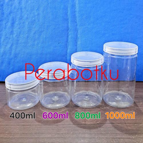 Jual Toples Jar Plastik Tabung 600 ml, 800 ml, 1000 ml / Tempat Kue ...