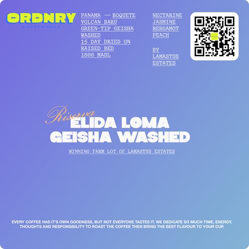 Jual Elida Loma Washed Geisha • Lamastus Family Estates • Panama • Biji ...