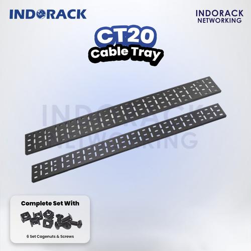 Jual Indorack Accesories Cable Tray 20U Rack Server Cable Management ...