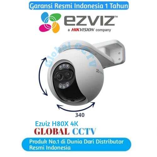 Jual Ezviz H80X Smart Home Dual 4K Pan & Tilt Wi-Fi IP Camera CCTV ...