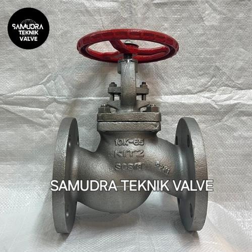 Jual GLOBE VALVE KITZ 3/4" INCH STAINLESS STEEL 304 / SCS13 FLANGE JIS ...