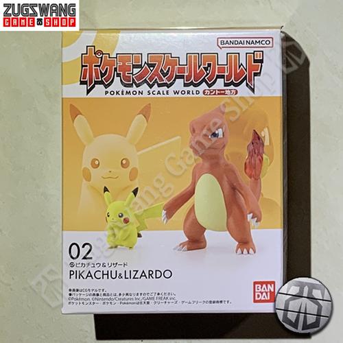 Jual POKEMON SCALE WORLD KANTO REGION 02 PIKACHU CHARMELEON Bandai ...