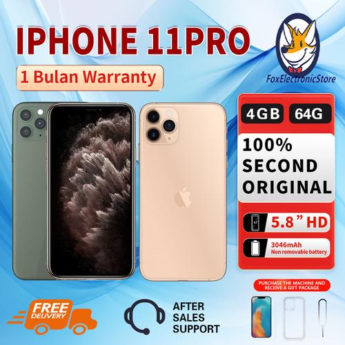 Promo Apple iPhone11Pro 64GB Ori Ex inter BARU Mulus 100% 3utools ...