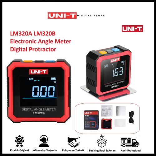 Jual UNI-T LM320A Electronic Angle Meter Digital Protractor - LM320A Alat Ukur Electronik ...