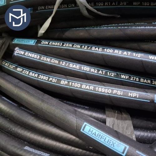 Jual Selang Hidrolik Hydraulic 3/8" Inch High Pressure R1(1 Wire ...