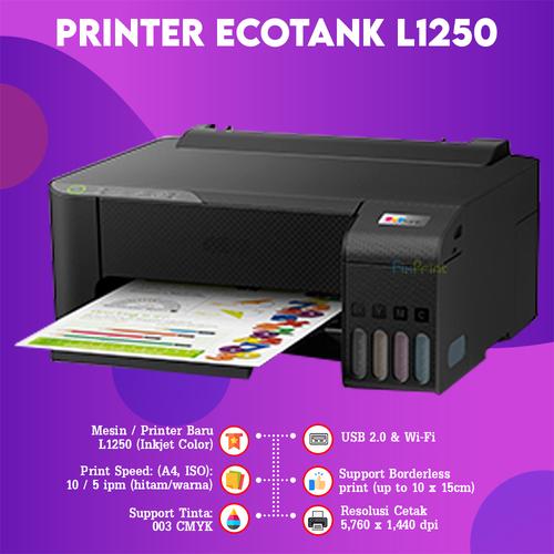 Jual Printer Epson L1250 L-1250 Print Only WiFi Wireless A4 Single ...
