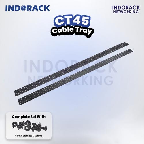 Jual Indorack Accesories Cable Tray 45U Rack Server Cable Management ...