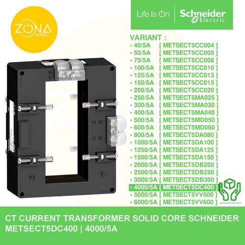 Jual CURRENT TRANSFORMER CT SCHNEIDER 4000/5A METSECT5DC400 - Jakarta ...