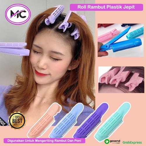 Jual Jepitan Roll Rambut Jepit Korea Hair Klip Gulung Hair Poni Roller ...